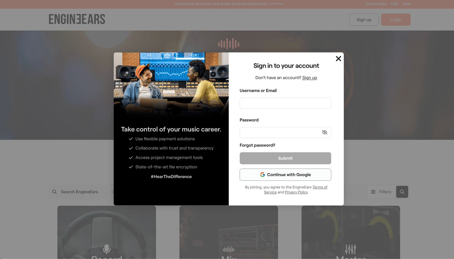 How do I get started as an Engineer on EngineEars?